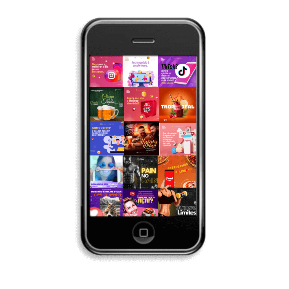 Pack De Posts Instagram | Pack Com 2000 Artes Editáveis No Canva
